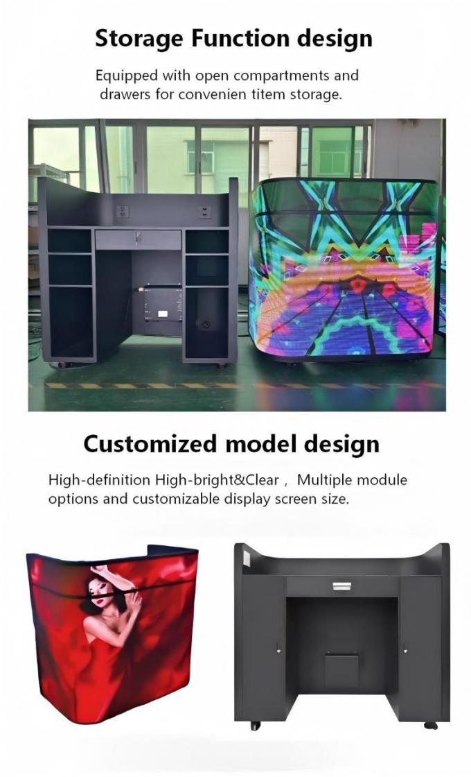 P1.86 LED display Front desk display Table LED Display DJ Booth Facade ...