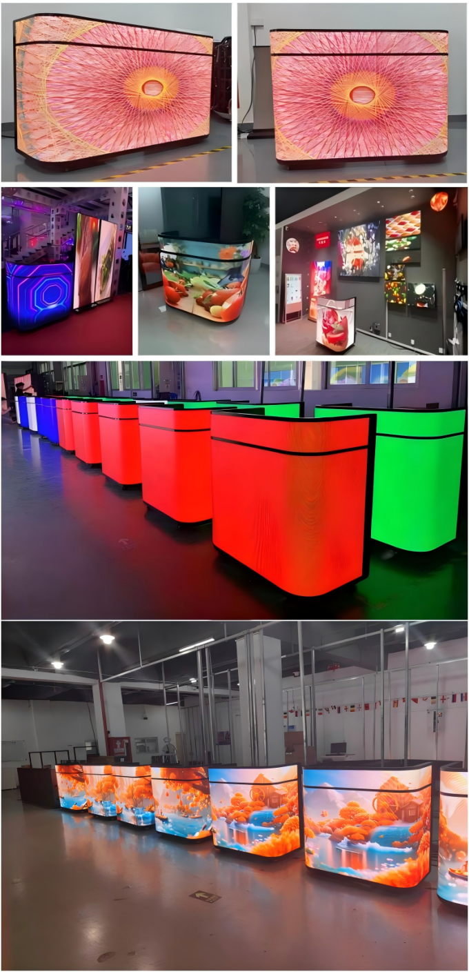 P1.86 LED display Front desk display Table LED Display DJ Booth Facade ...