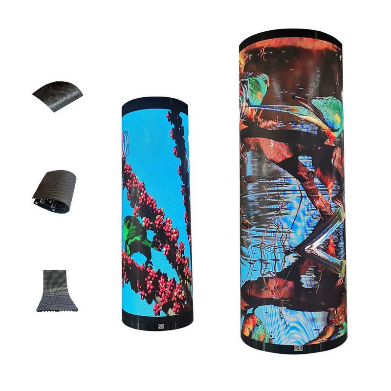 SMD1515 Indoor flexible led display Soft Module P2 Full Color flexible ...