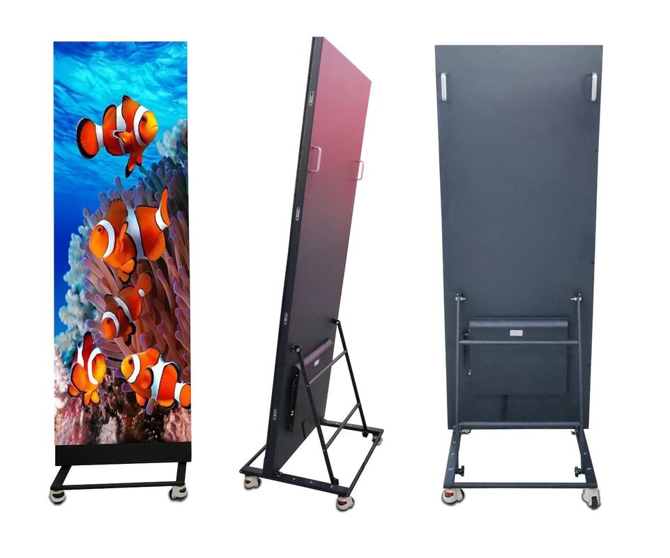 Mirror led Poster Digital Poster Display 4G /5G/ Wifi/ USB Control Led ...