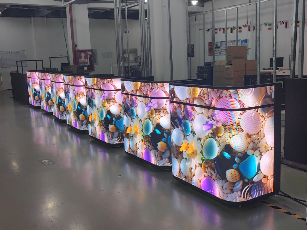 P1.86 LED display Front desk display Table LED Display DJ Booth Facade ...