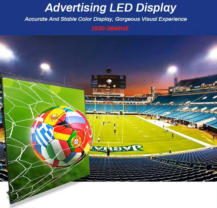 Football Stadium Outdoor LED Displays Sport Soccer Field Perimeter P10 ...